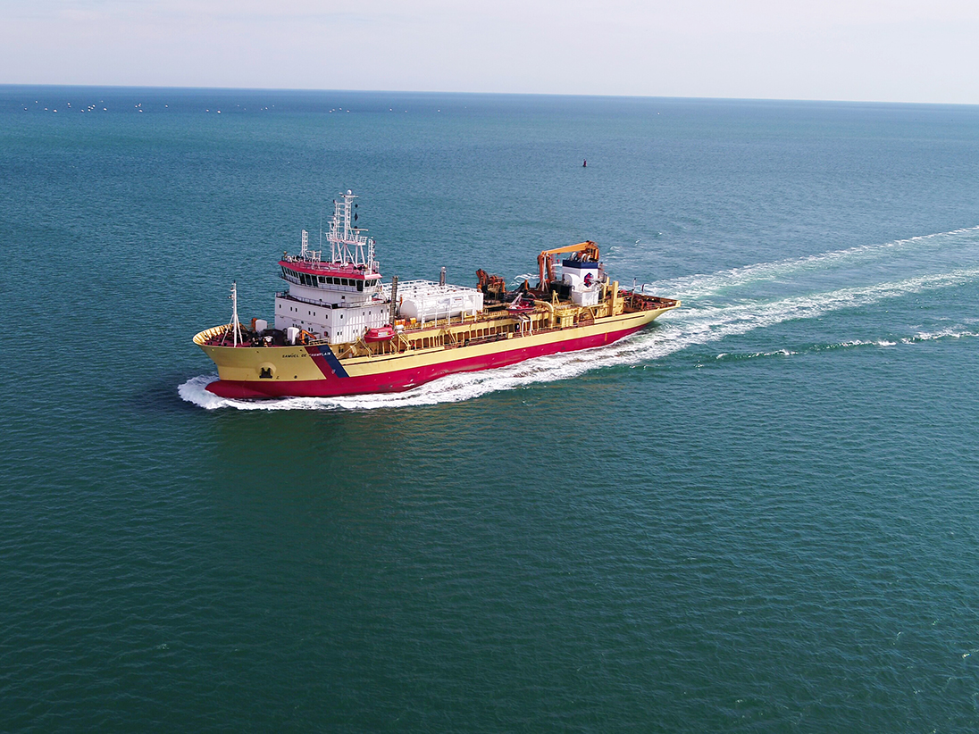 First European Dredger Conversion to Dual-Fuel Operation Delivered